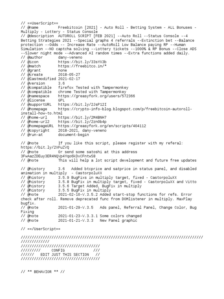 Scripts Roll 10000 | PDF | Software Engineering | Computing
