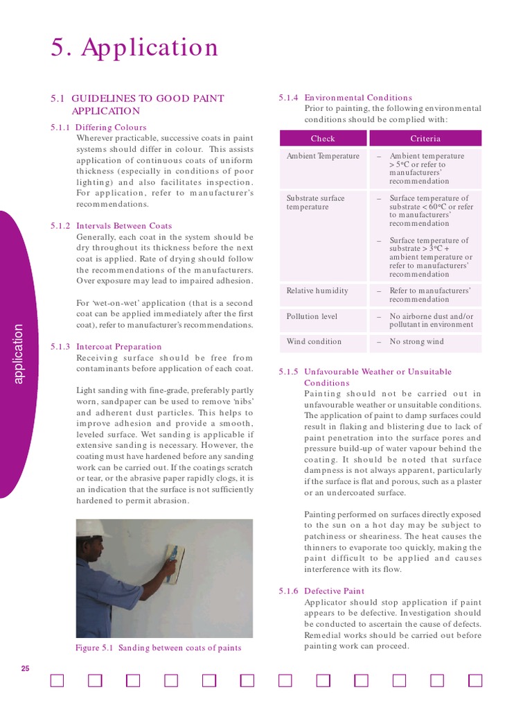 Application: 5.1 Guidelines To Good Paint Application | PDF | Paint ...