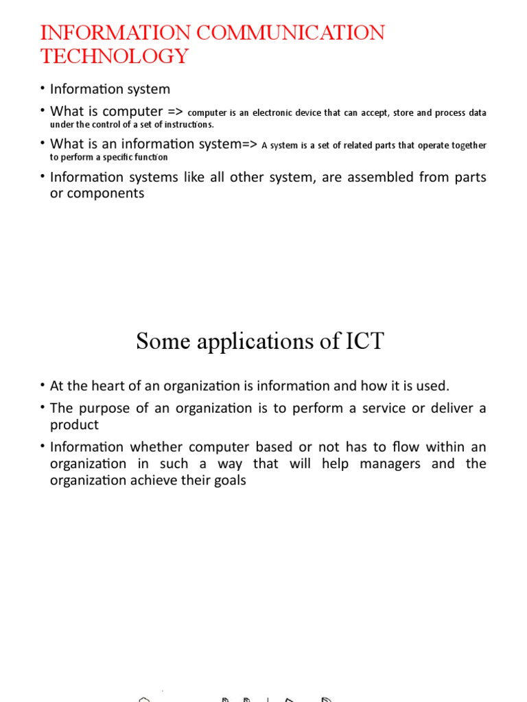 Grade 11 ICT Week 1 | PDF | Information And Communications Technology ...