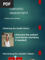comprehensive geriatric assessment | PDF | Geriatrics | Dementia
