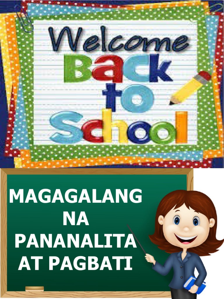 MAGAGALANG NA PANANALITA AT PAGBATI Preschool | PDF