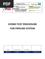 Safe Distance For Hydrotest (Lloyd) | PDF | Pressure | Density
