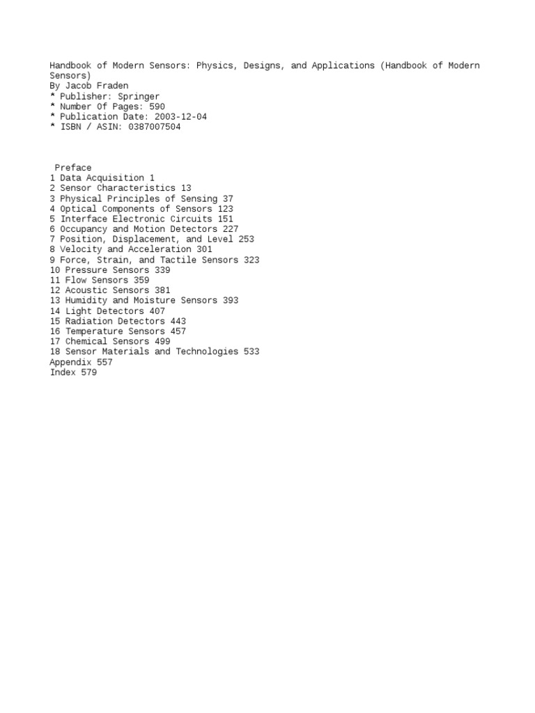 Modern Sensor Design Guide | PDF | Technology & Engineering