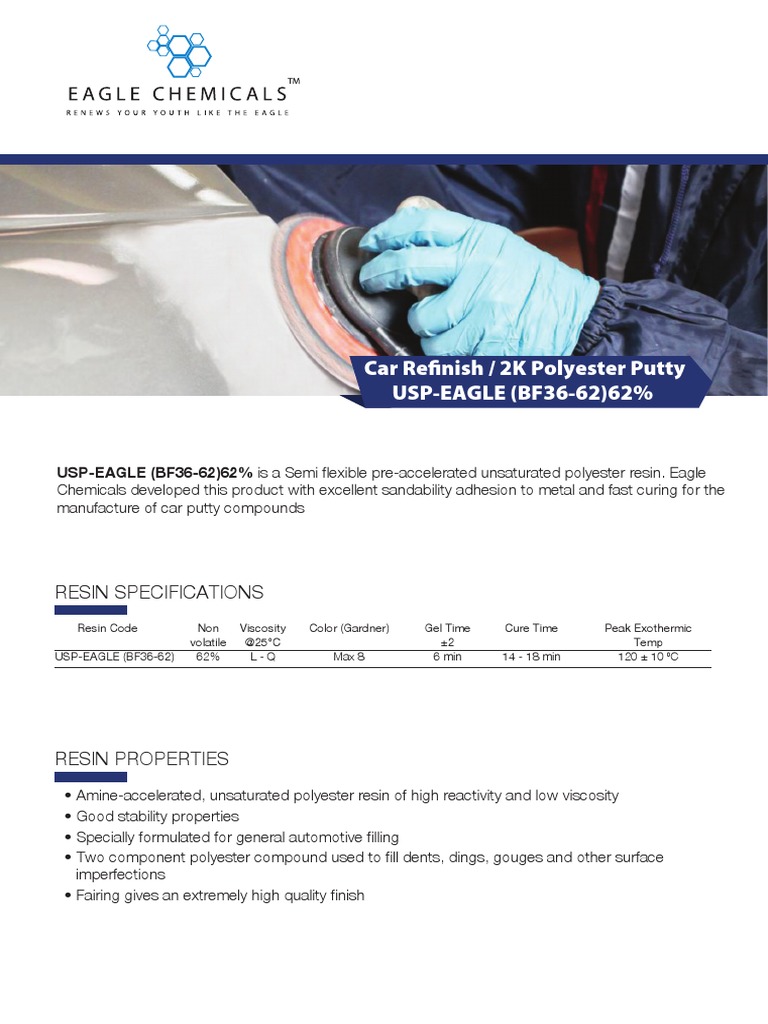 Polyester Putty Formulation Guide | PDF | Epoxy | Polyester