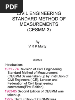 Introduction To CESMM4 | PDF | Engineering | Civil Engineering