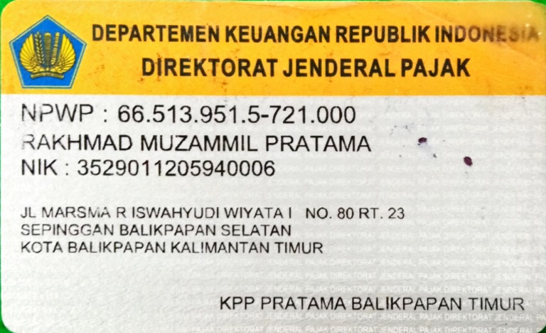 Npwp Pdf