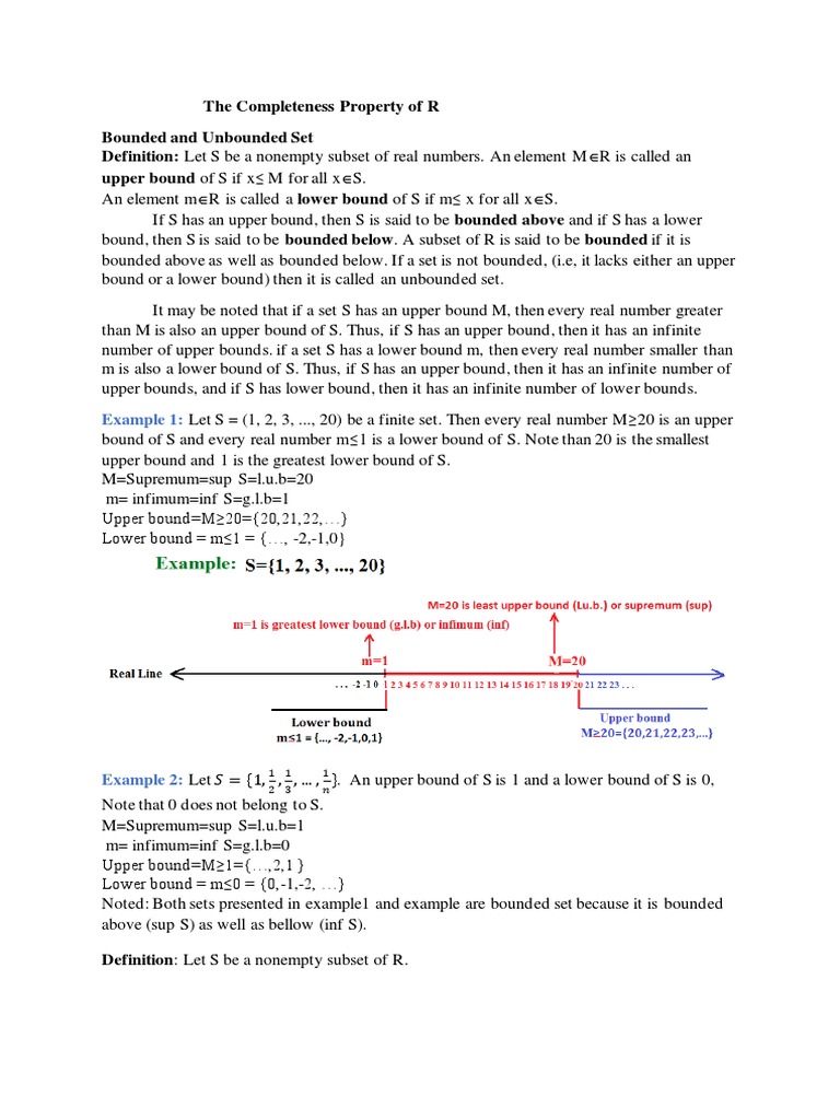 Bounded and Unbounded Function | PDF | Mathematical Concepts | Numbers