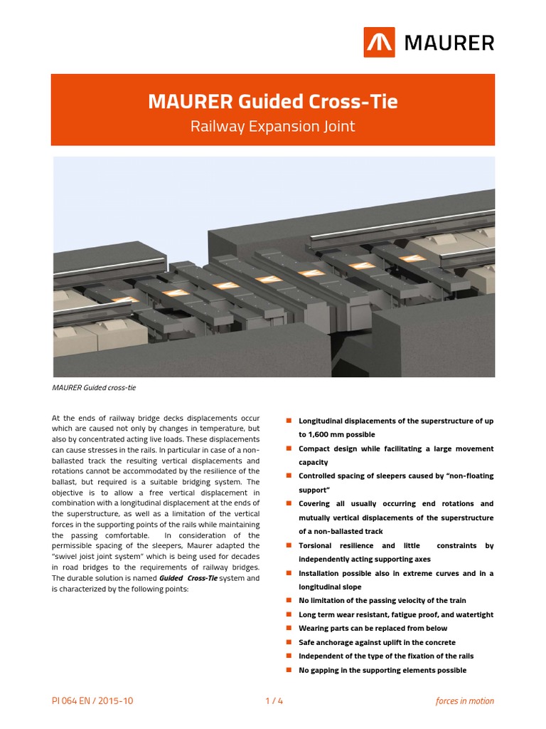Railway Bridge Expansion Joint System | PDF | Track (Rail Transport ...