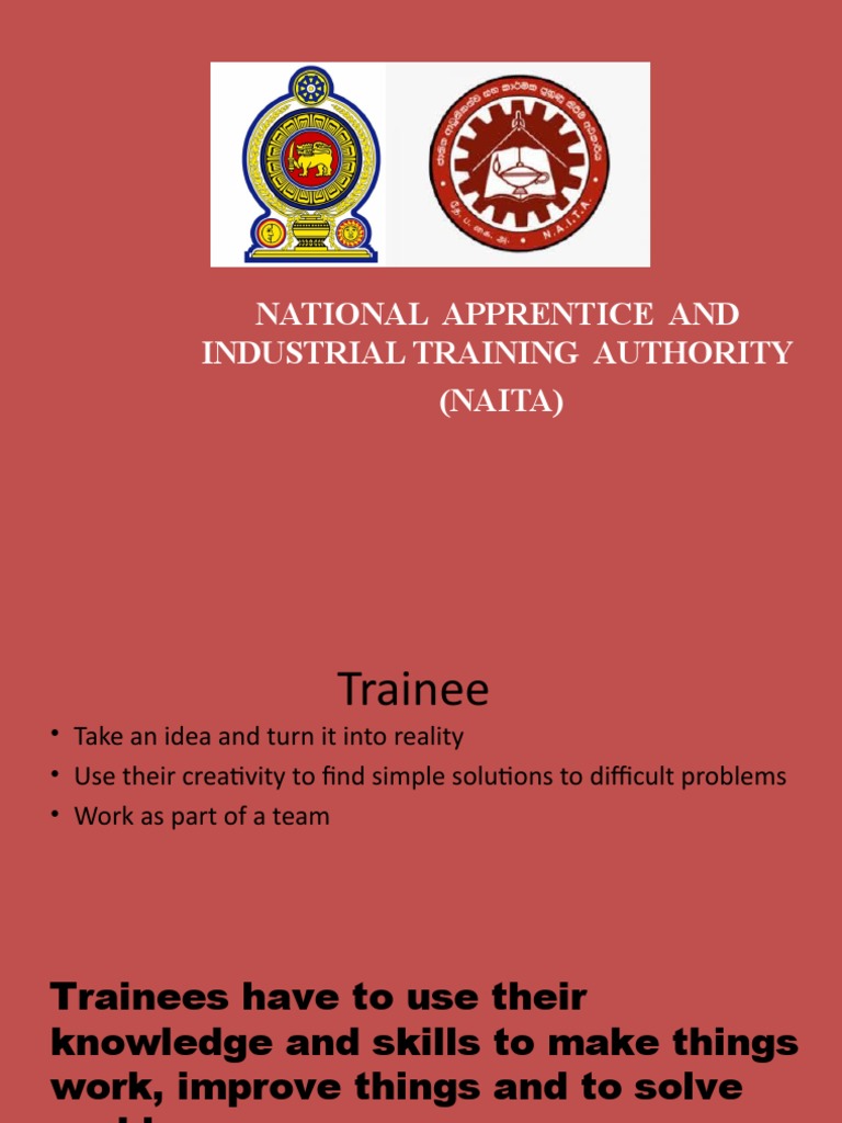 National Apprentice and Industrial Training Authority (Naita) | PDF ...