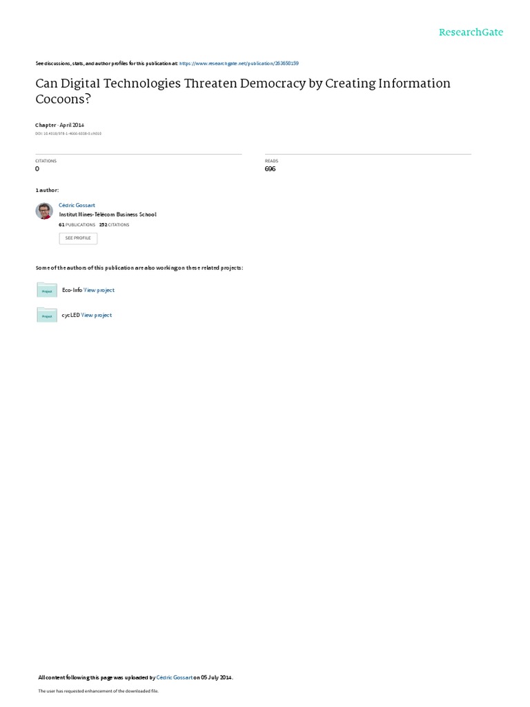 Information Cocoons | PDF