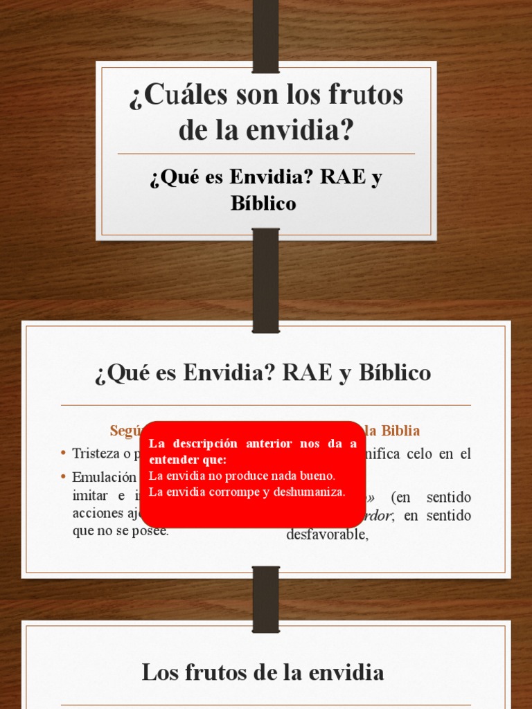 Cuáles Son Los Frutos de La Envidia | PDF | Envidia | Religión y creencia