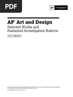 AP Art and Design 2d Sustained Investigation Samples 2019 2020 | PDF ...