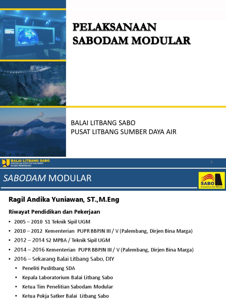 Sabo Dam Modular: Inovasi Konstruksi Efisien | PDF | Teknologi & Rekayasa