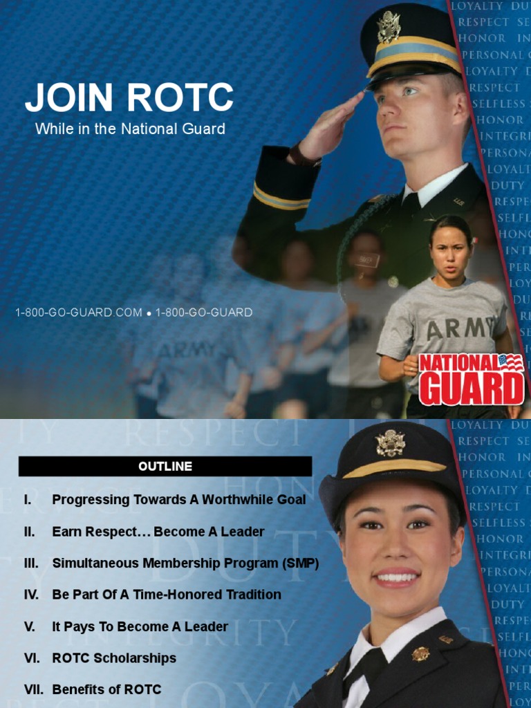 Join Rotc: While in The National Guard | PDF | Reserve Officers ...