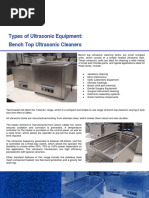 Ultrasonic Cleaner Testing Guide | PDF | Ultrasound | Physical Sciences