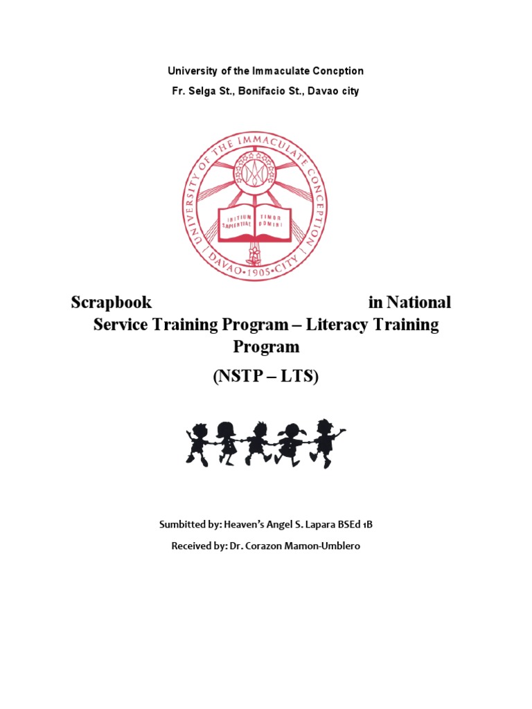 NSTP Lts Scrapbook | PDF | Literacy | Human Nature