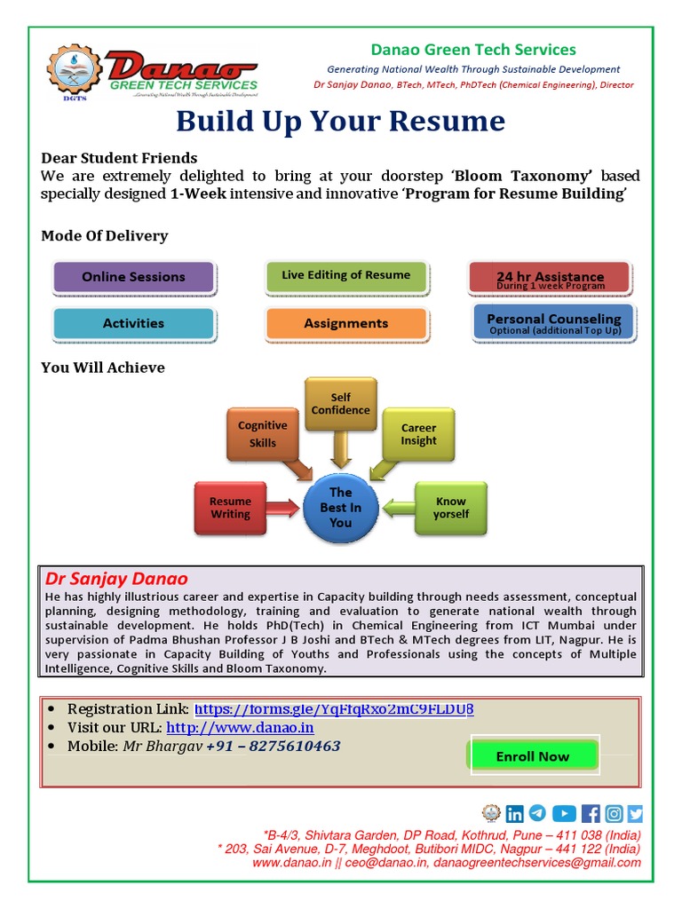 Build Up Your Resume | PDF | Human Nature | Science And Technology