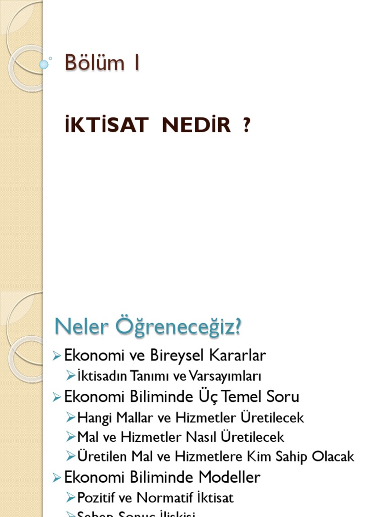 Introduction To Economics 1 | PDF