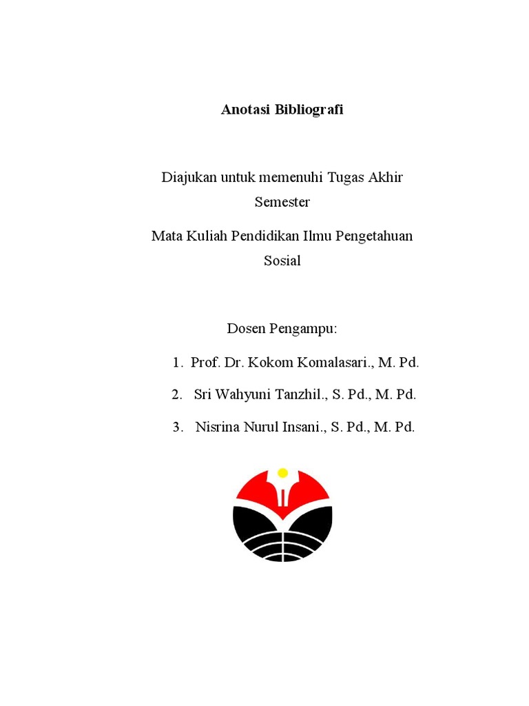 Anotasi Bibliografi - Triyani - 1901135 - PKN 2019 B. | PDF | Karier & Perkembangan