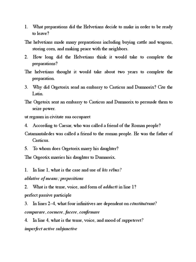 Helvetian Worksheet Answer Key | PDF | Foreign Language Studies