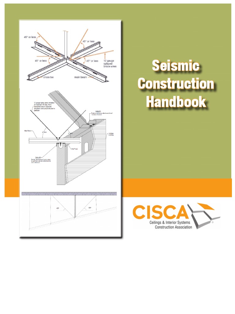 CISCA Seismic Construction Handbook Seismic - 0-2 - Guidelines | PDF ...
