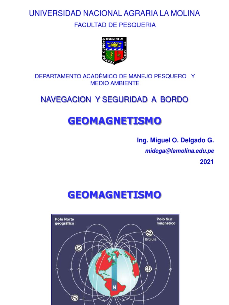 3 Geomagnetismo | PDF | Campo magnético de la tierra | Giroscopio