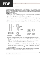 Spiral vs. Tied Column | PDF | Column | Structural Engineering
