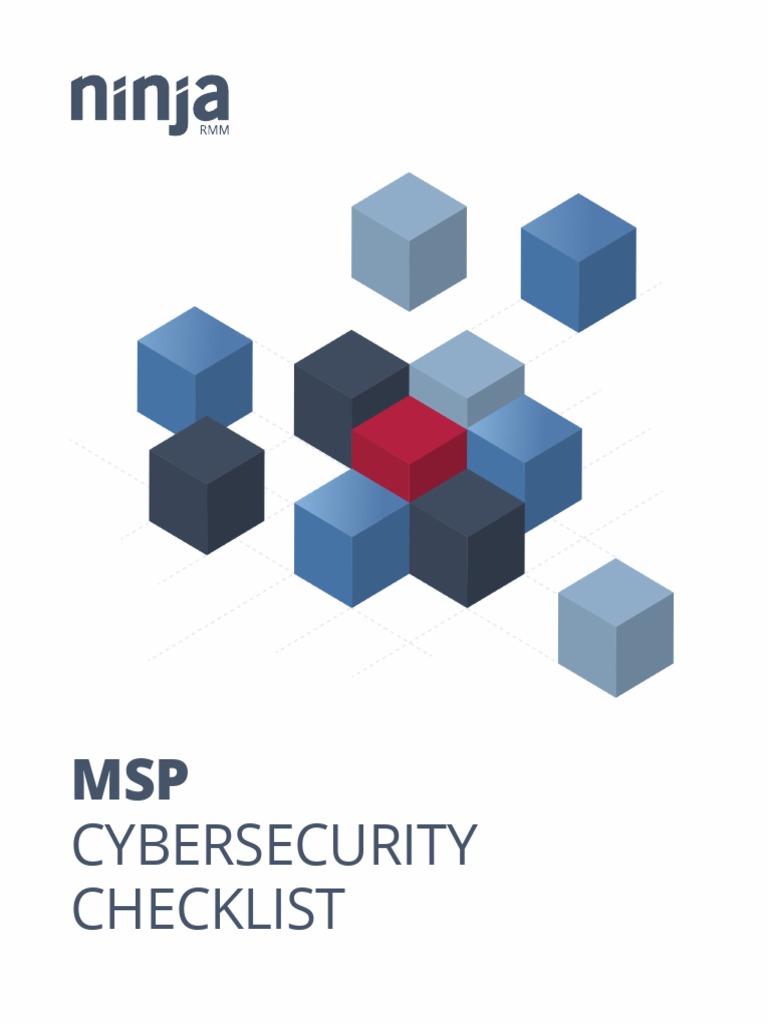 MSP Cybersecurity Checklist Final | PDF | Computer Security | Security