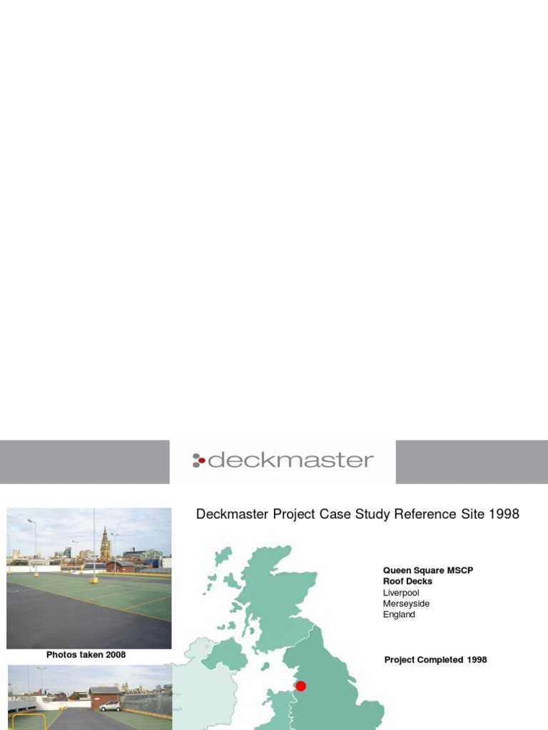 Deckmaster System R Case Study Reference Site 1998 | PDF