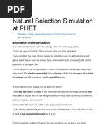 Natural Selection Simulation Inquiry | PDF | Rabbit | Fur