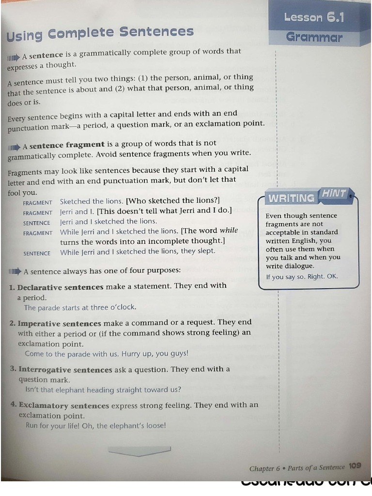 109 Grammar 9 | PDF