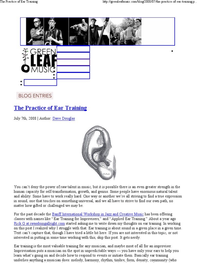 Essential Ear Training for Musicians | PDF | Rhythm | Improvisation