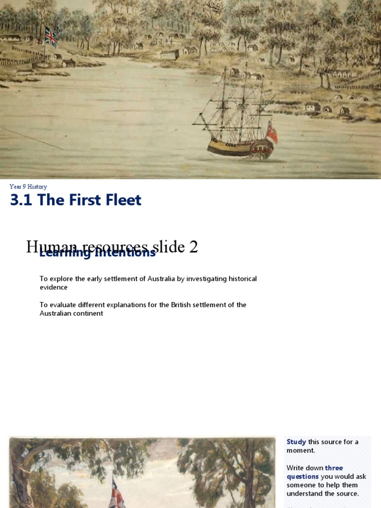 3.1 The First Fleet | PDF | Australia | Prison