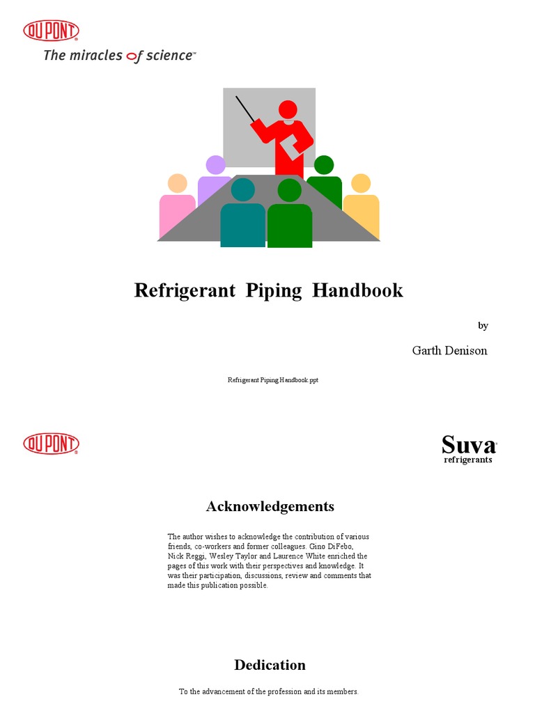 DuPont Refrigerant Piping Handbook | PDF