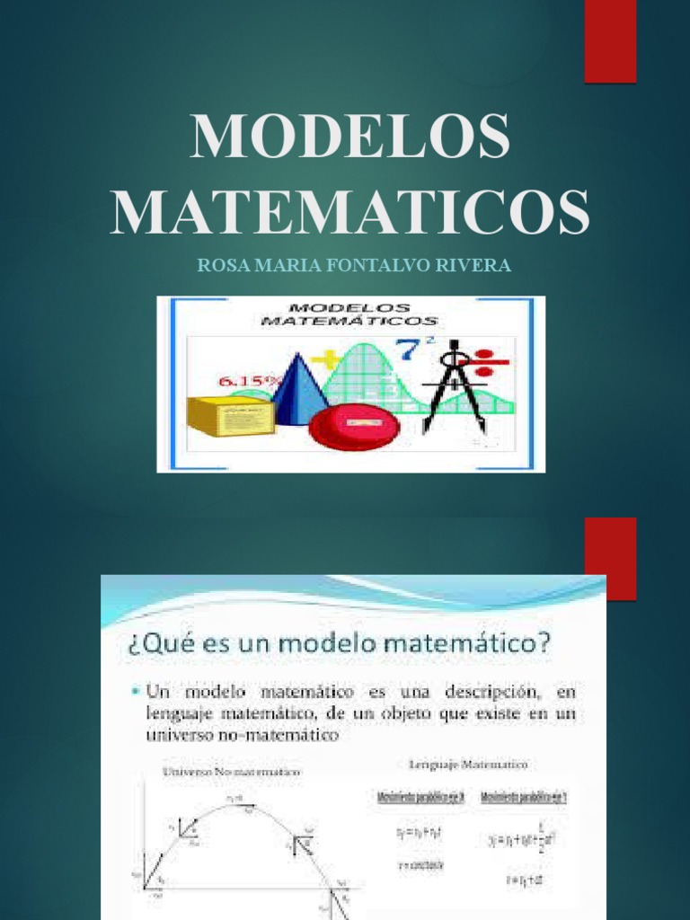 Modelos Matematicos | PDF | Modelo matemático | Enseñanza de matemática