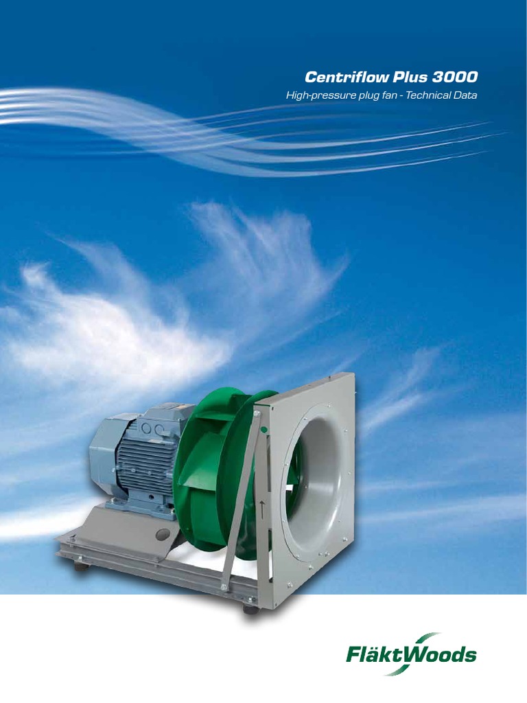 Centriflow Plus 3000: High-Pressure Plug Fan - Technical Data | PDF ...