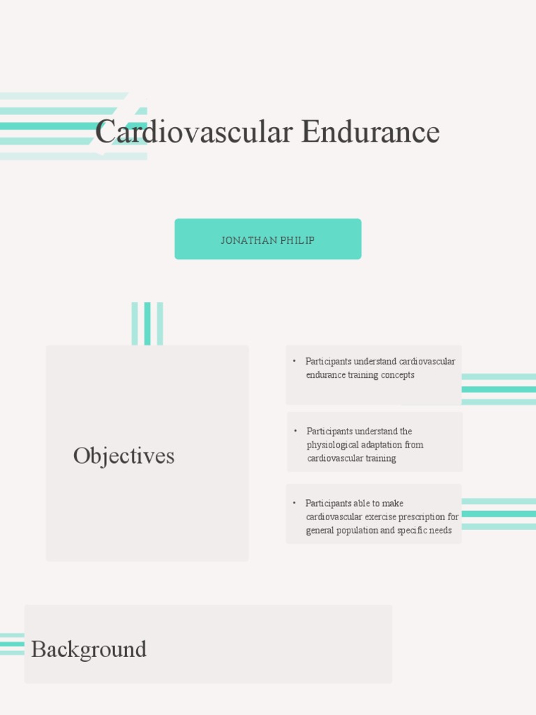 Cardiovascular Endurance | PDF | Heart | Blood Pressure