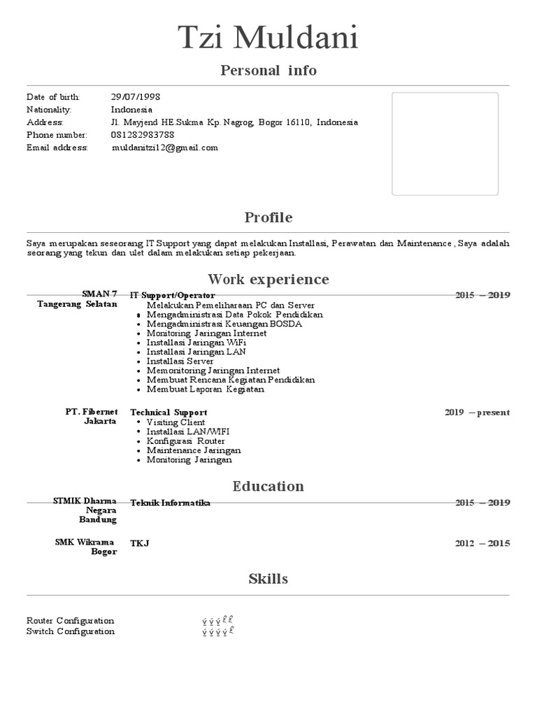 My CV | PDF