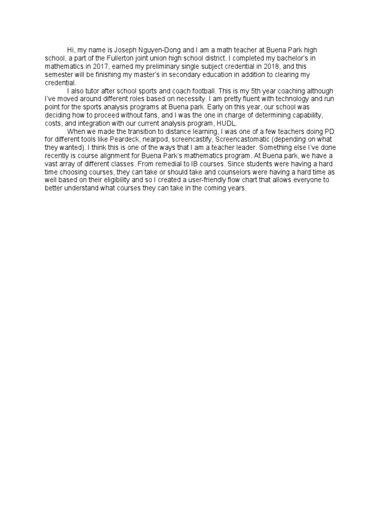 Elevator Speech Script | PDF