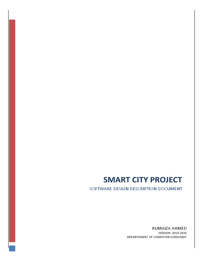 Smart City Project SDD | PDF | Databases | Sql