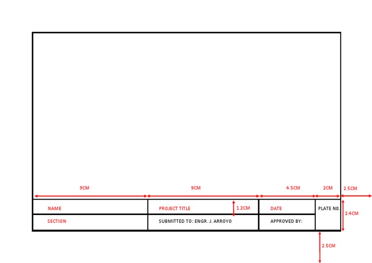 A4 Landscape Title Template | PDF