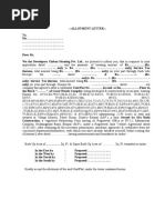 Key Handover Letter Format | PDF | Value Added Tax | Payments