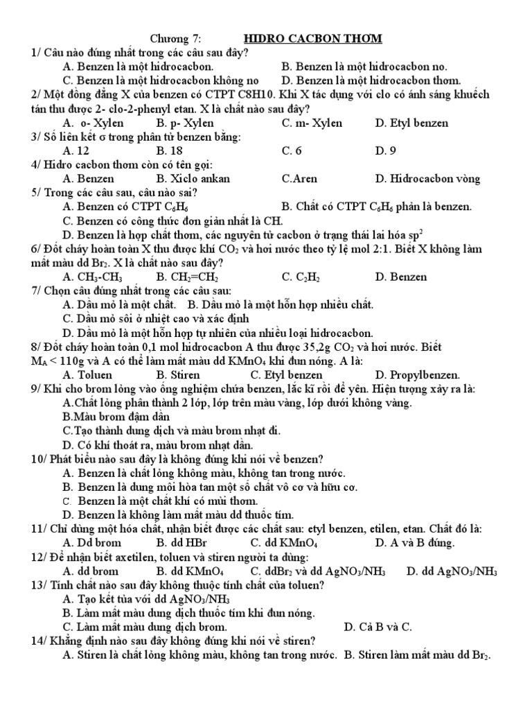 Hidrocacbon Thom | PDF