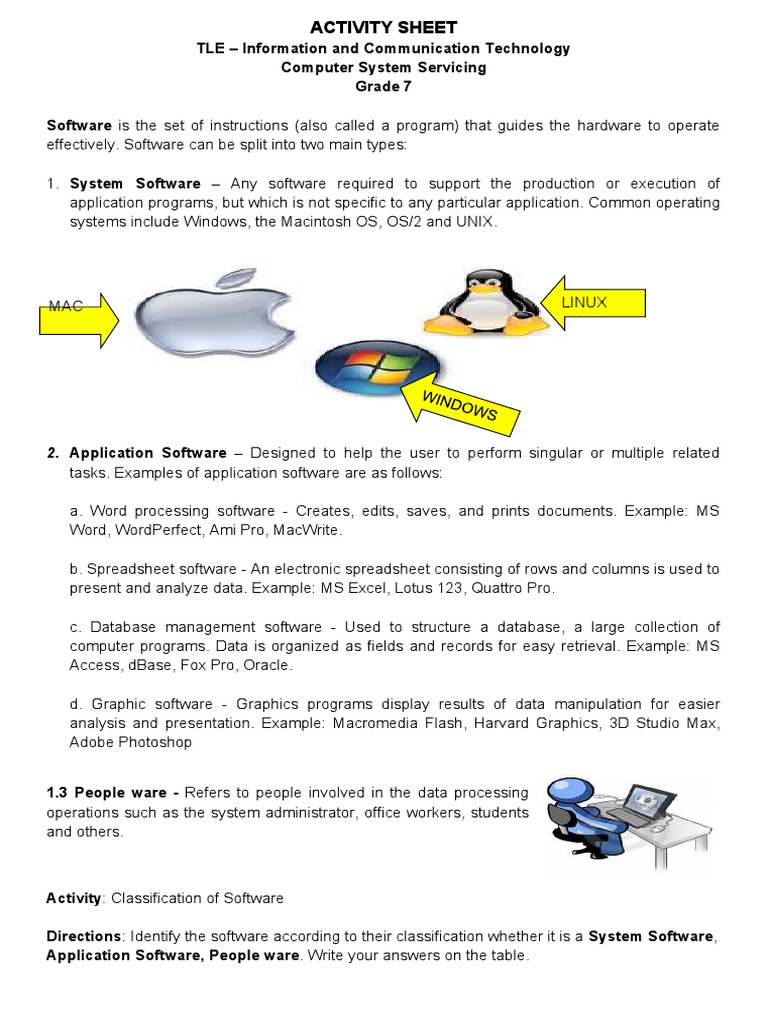 Examples Of Application Software