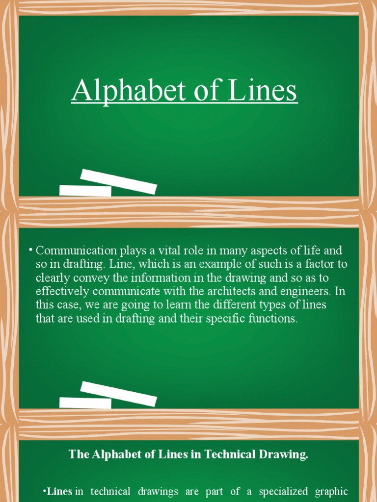 Alphabet of Lines | PDF | Technical Drawing | Teaching Mathematics