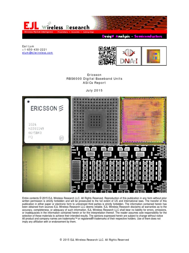 1 - Ericsson rbs6000 Baseband Asic - Tocv2 | PDF | Digital Signal ...