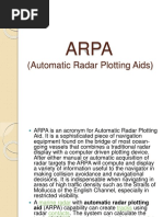 ARPA Handouts | PDF | Radar | Navigation