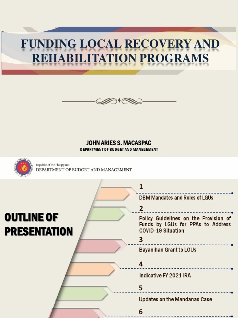 3 DBM Director Macaspac - DILG-BLGD Webinar 04 Aug 2020 | PDF | Fiscal ...