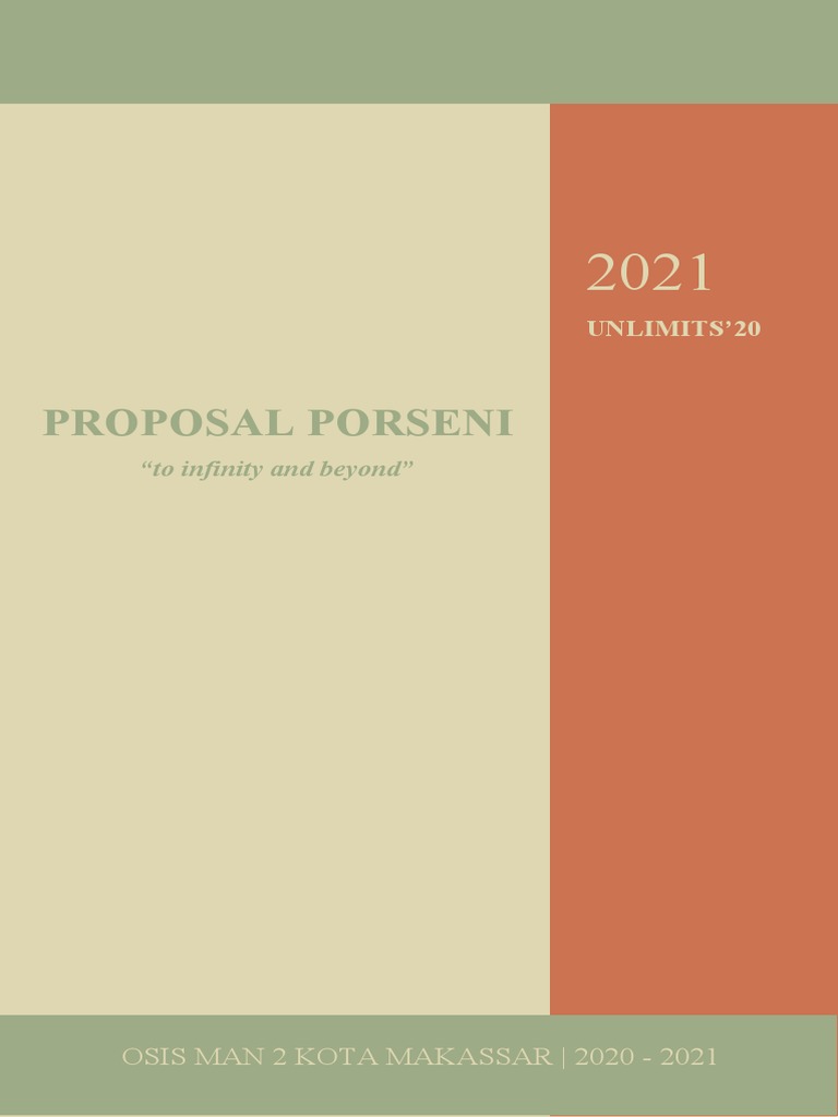 Proposal Porseni 2021 | PDF