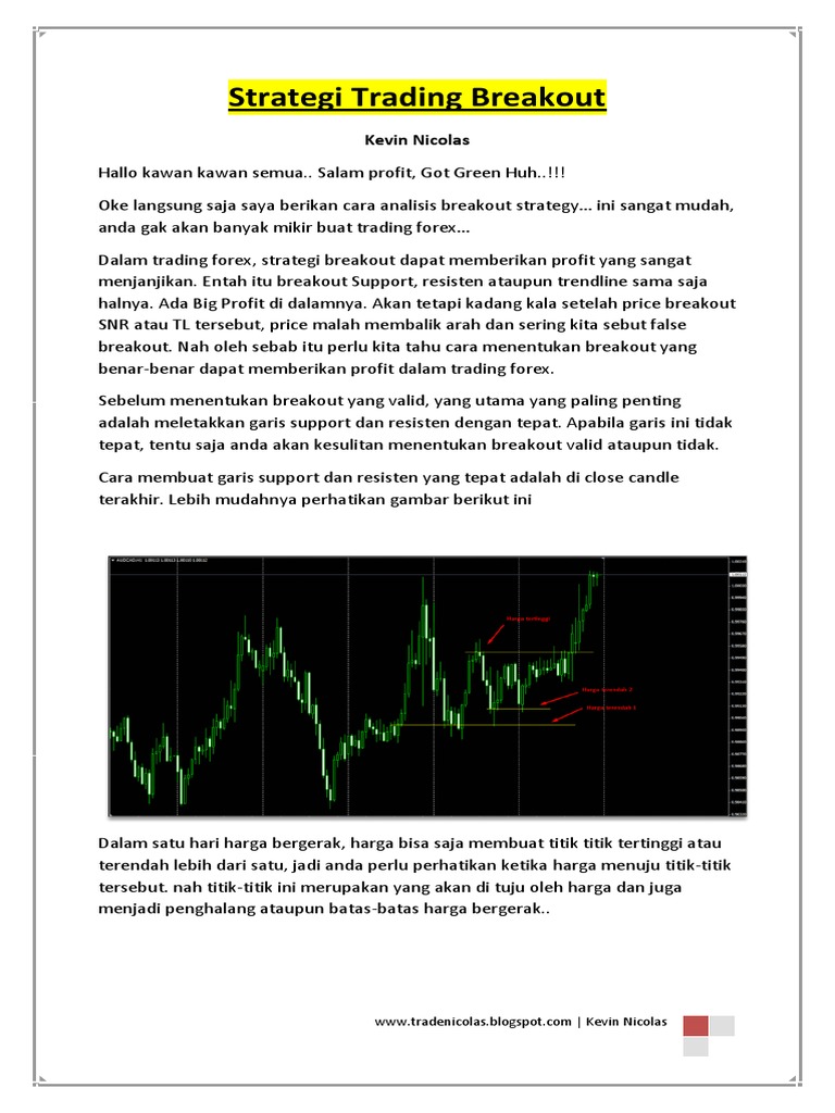 Strategi Breakout Kevin Nicolas | PDF